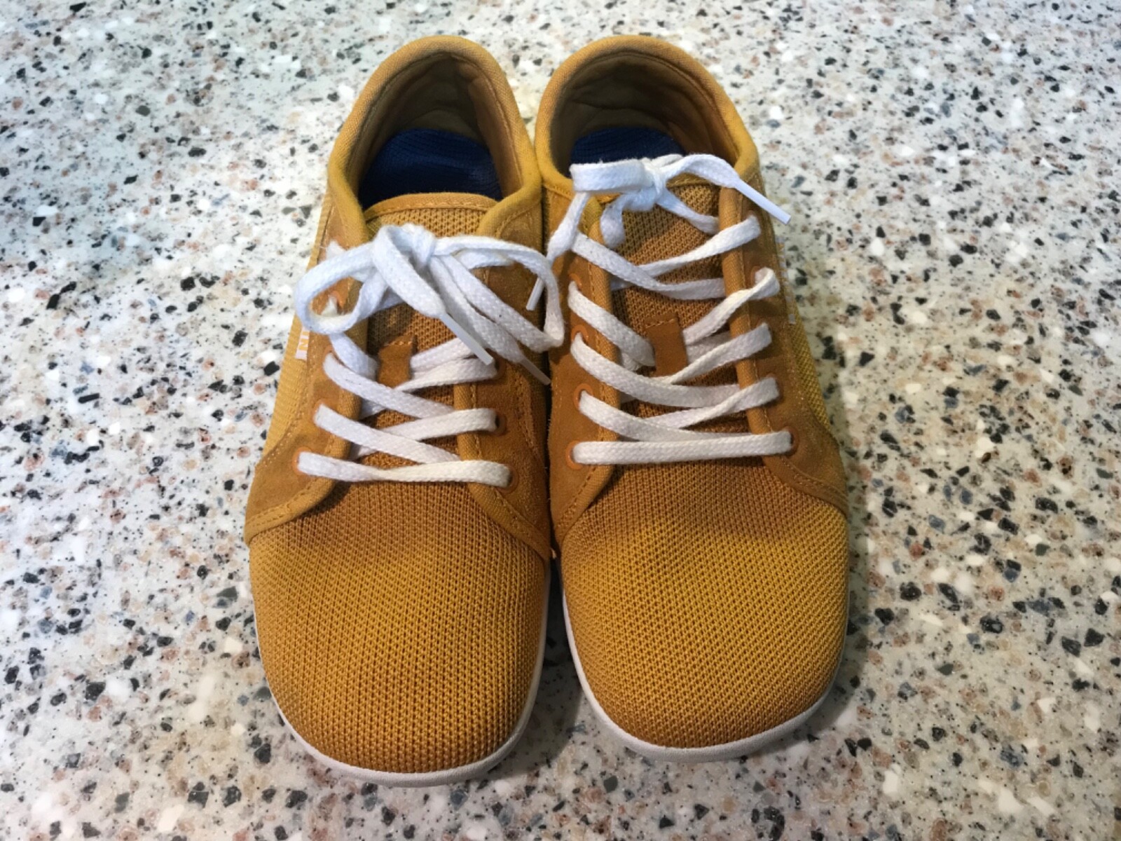 WHITIN WOMENS KNIT BAREFOOT MINIMALIST LACE UP SNEAKERS SHOES 6.5/37 ...