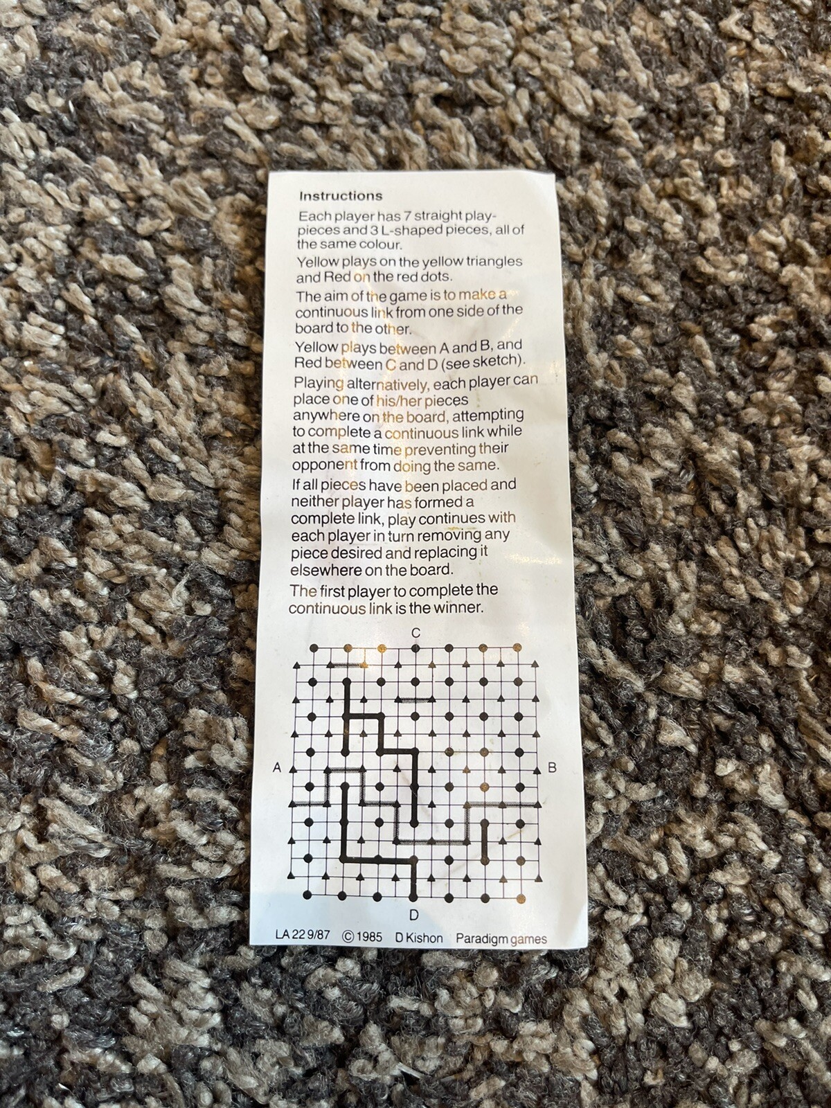 September+Board+Game+Paradigm+Games+1985+Complete+See+Description for ...