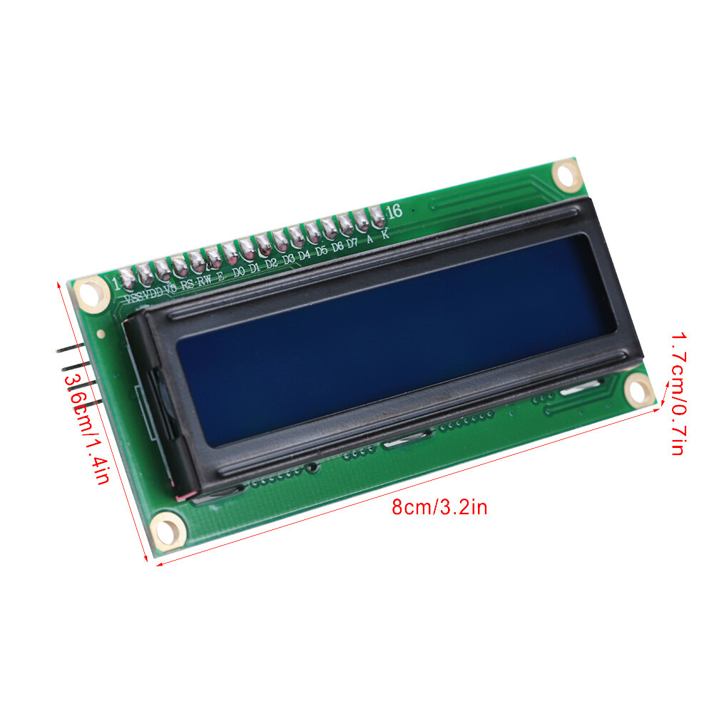 1Pcs IIC/IC2 Interface LCD1602 LCD Display Adapter Board Module 5V HH0 ...
