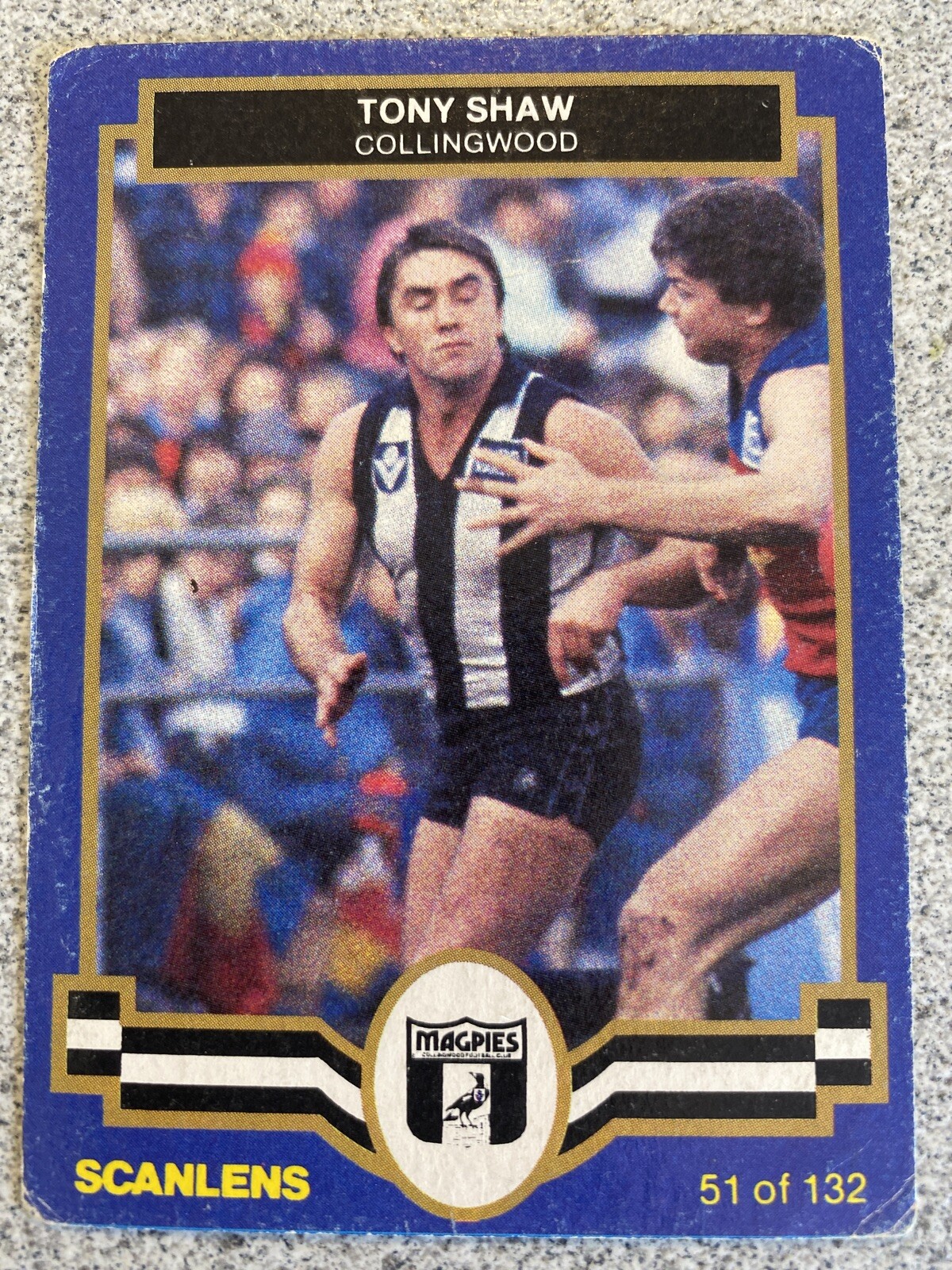 1986 VFL Scanlens Football Card Tony Shaw | eBay Australia
