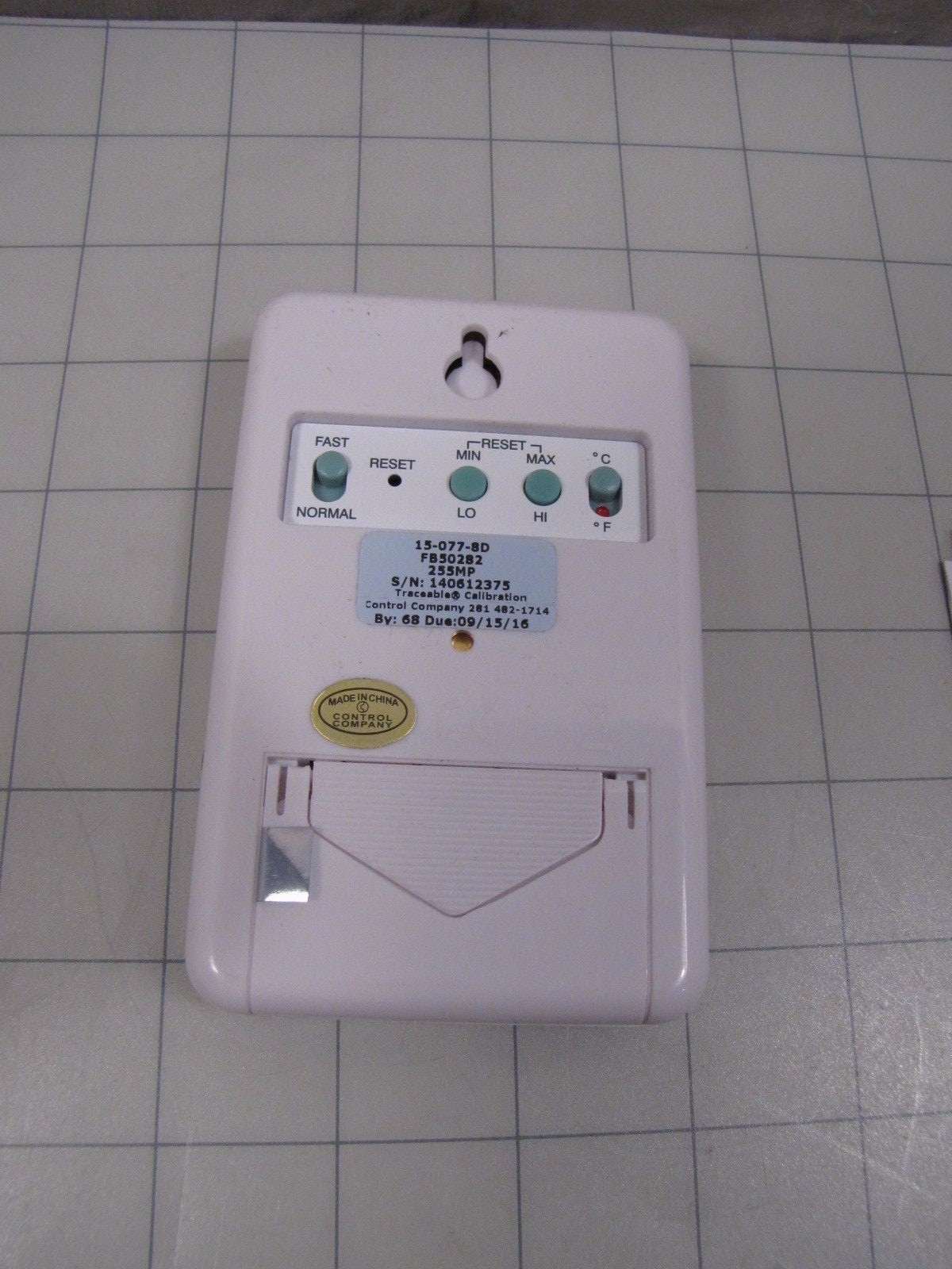 Fisher Scientific 15-077-8D Traceable Memory Monitoring Thermometer (no ...