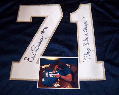 Notre Dame Eric Dorsey Signed Autographed Throwback TB Jersey XL COA | eBay