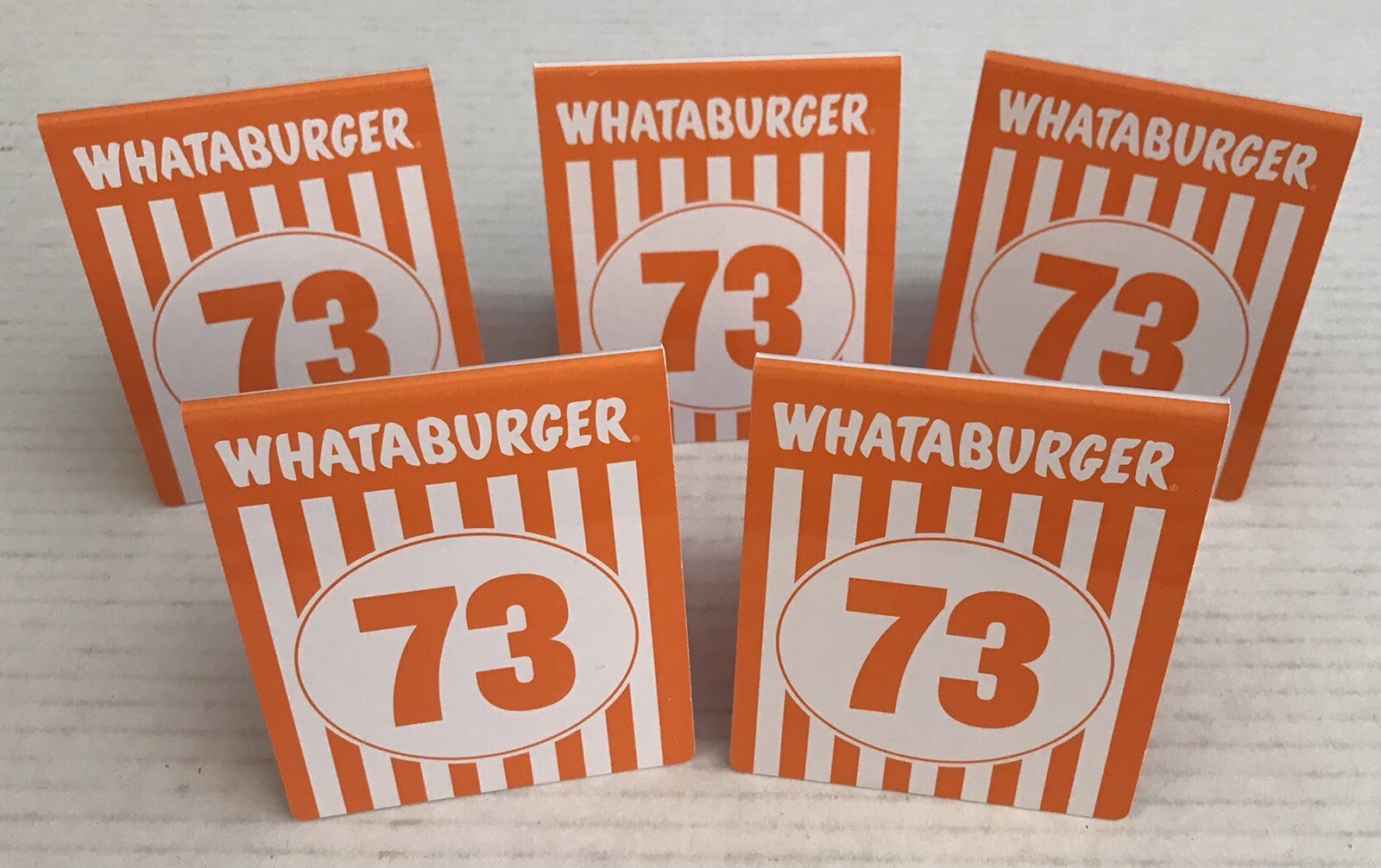National Whataburger Day Promotional Table Tent 73, August 8, 2023, Lot ...