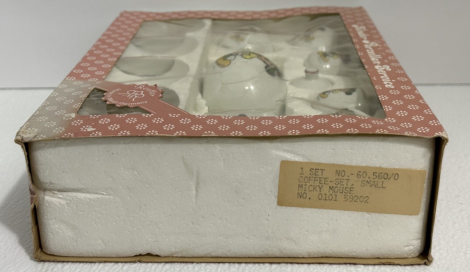 Reutter Porcelain West Germany Kinder Porzellan Service Child's Tea Set ...