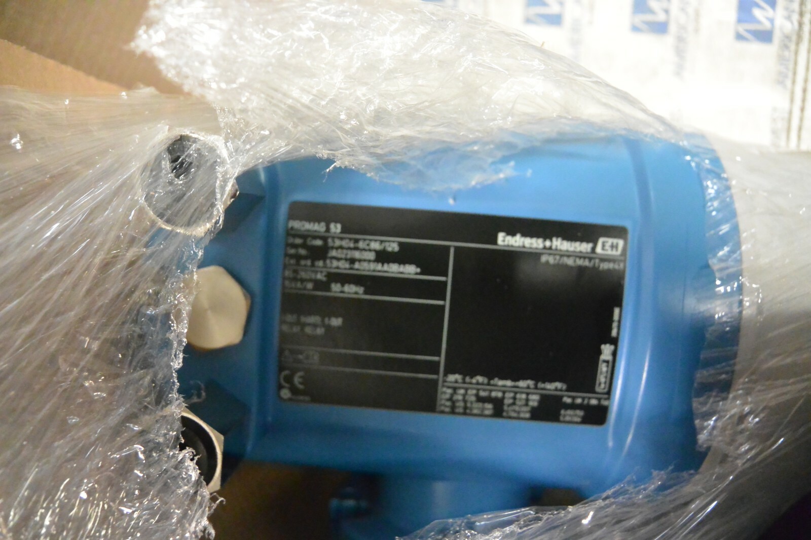 NEW Endress + Hauser Flow Meter PROMAG 53 53H04-6C86/125 Nema type 4X ...