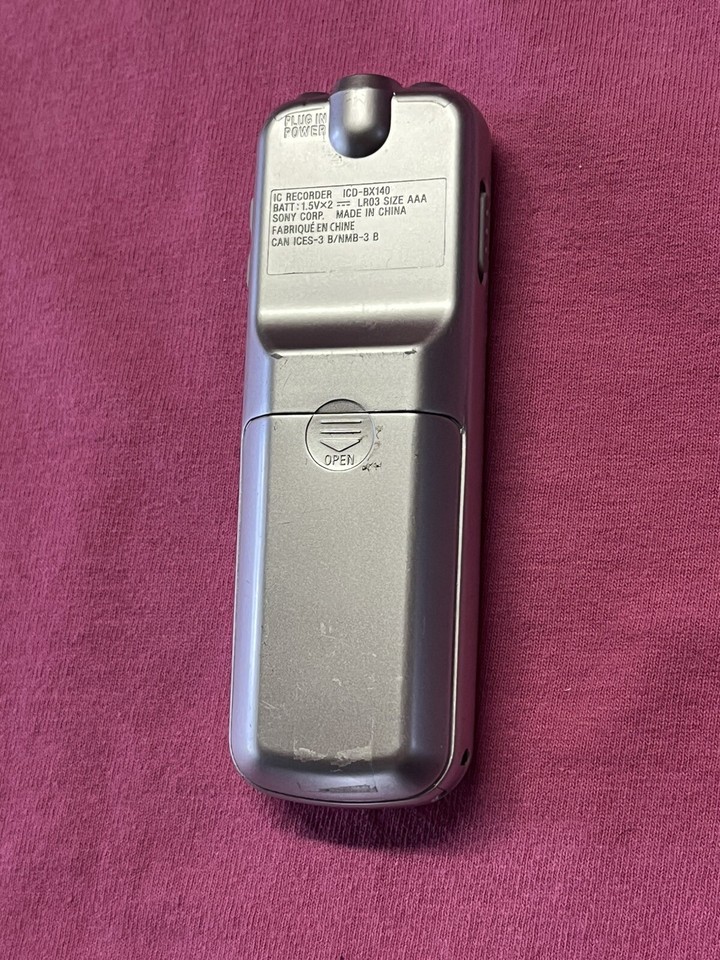 VTG ICD-BX140 Paranormal Ghost Hunting Equipment Sony Digital EVP Voice ...