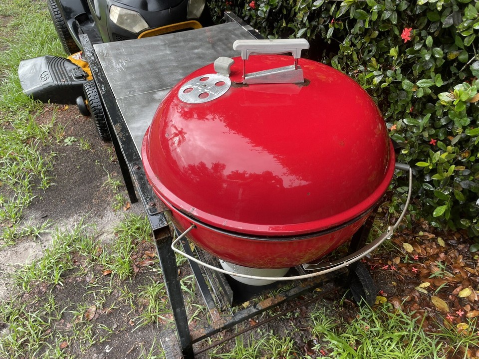 legendary 1996 weber red head performer grill | eBay
