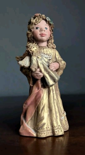 Sarahs Attic Jovae Angel Figurine Girl Vintage Victorian Blonde 90s | eBay