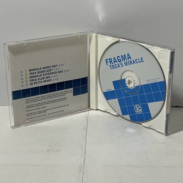 Toca's Miracle [Maxi Single] by Fragma (CD, Jun-2000, Groovilicious ...