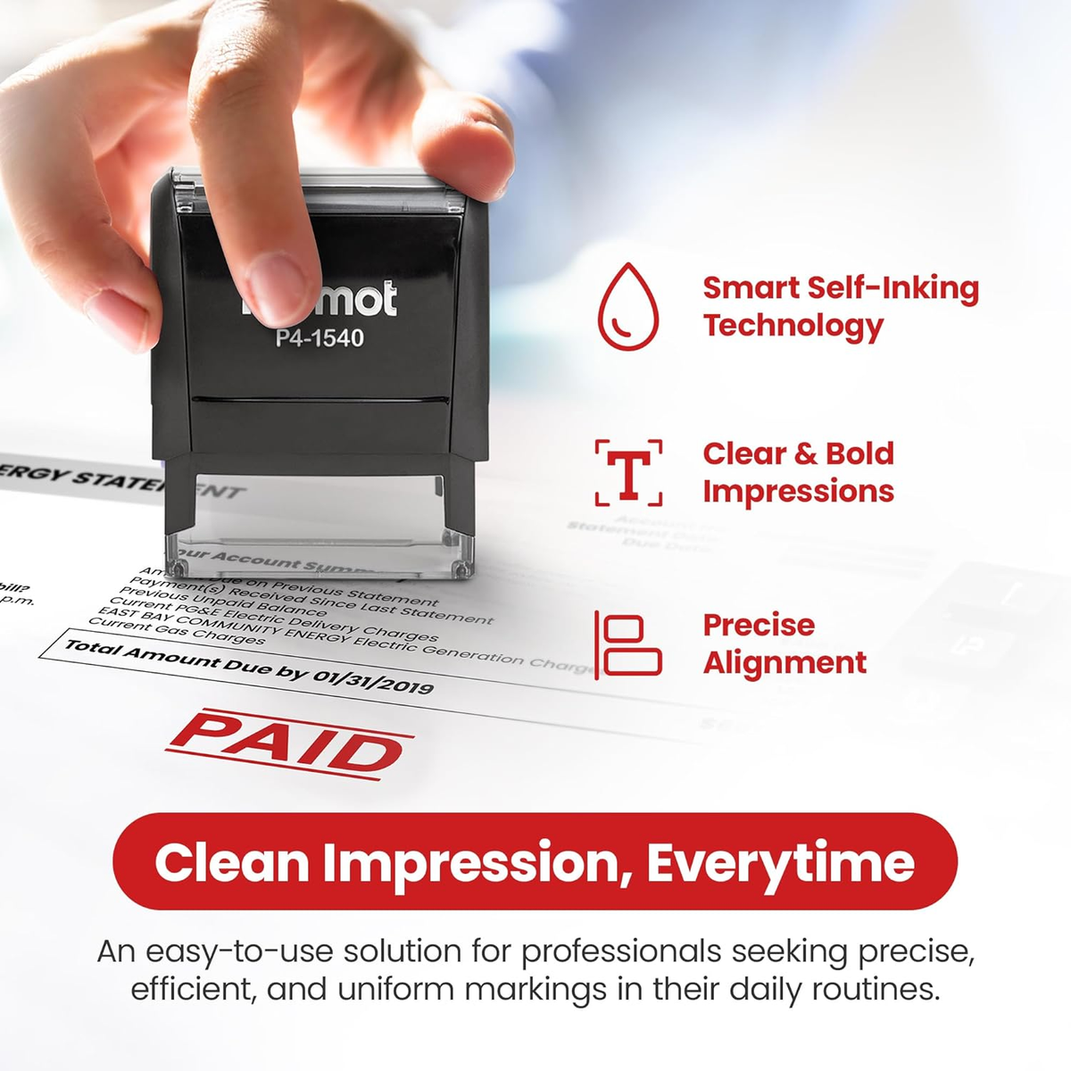 Self Inking Stamps Accounts Payable