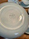 Fire King Turquoise Blue Cup Saucer Set 12 Piece Delphite Azurite ...