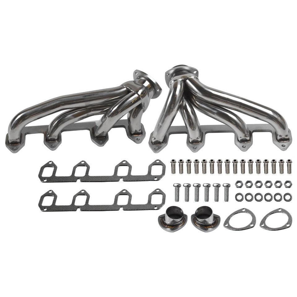 Stainless Shorty Hugger Exhaust Headers For Ford Big Block FE 330/360 ...