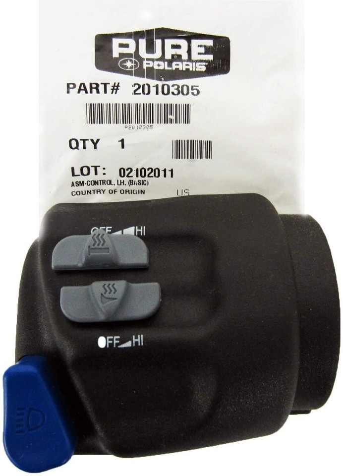 Polaris Snowmobile Control Assembly, Left, Genuine OEM Part 2010369 ...