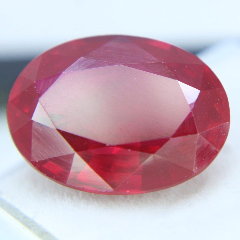 16.10 Ct Certified Natural Ruby Clean Red Eye Oval Shape Loose Gems | eBay