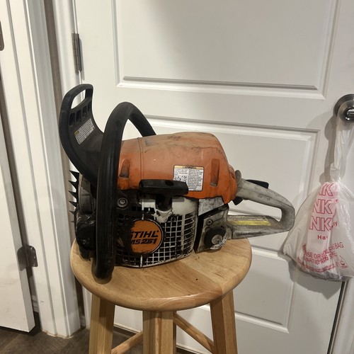 Stihl chainsaw MS251C - for parts only, does not run. Motor Turns Over ...