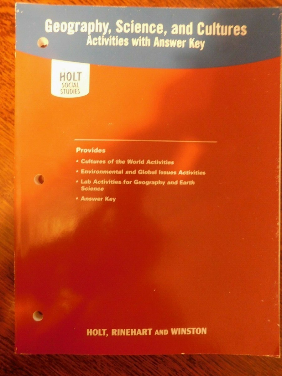 Holt Earth Science Worksheets