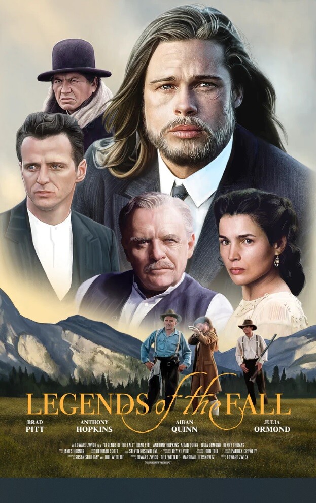 Legends Of The Fall Poster Legends Of The Fall Minimalist Movie Wall