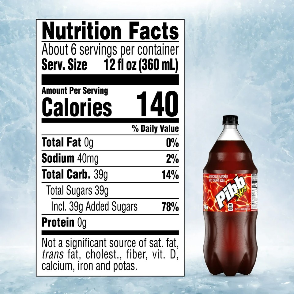 Pibb Xtra Soda Soft Drink, 2 Liters ( Pack of 4) | eBay