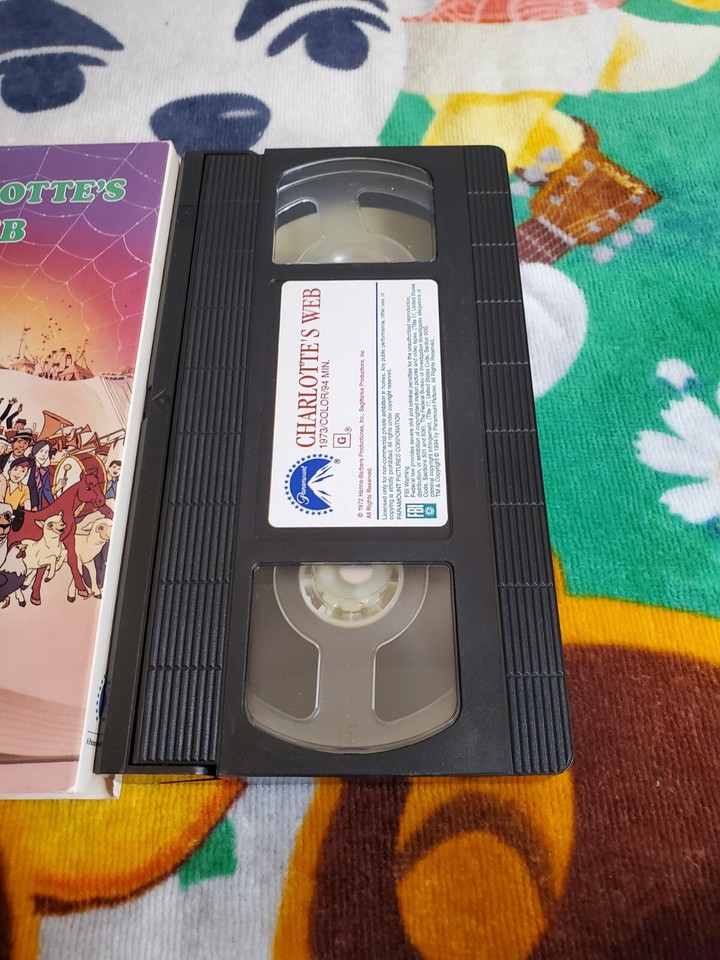 Charlottes Web Paramount Pictures (VHS, 1989) E. B. White Vintage Video ...