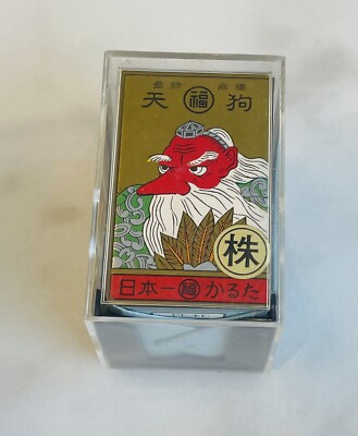 Vintage Nintendo Kabufuda Tengu 株札 天狗 Japanese Playing Cards made ...