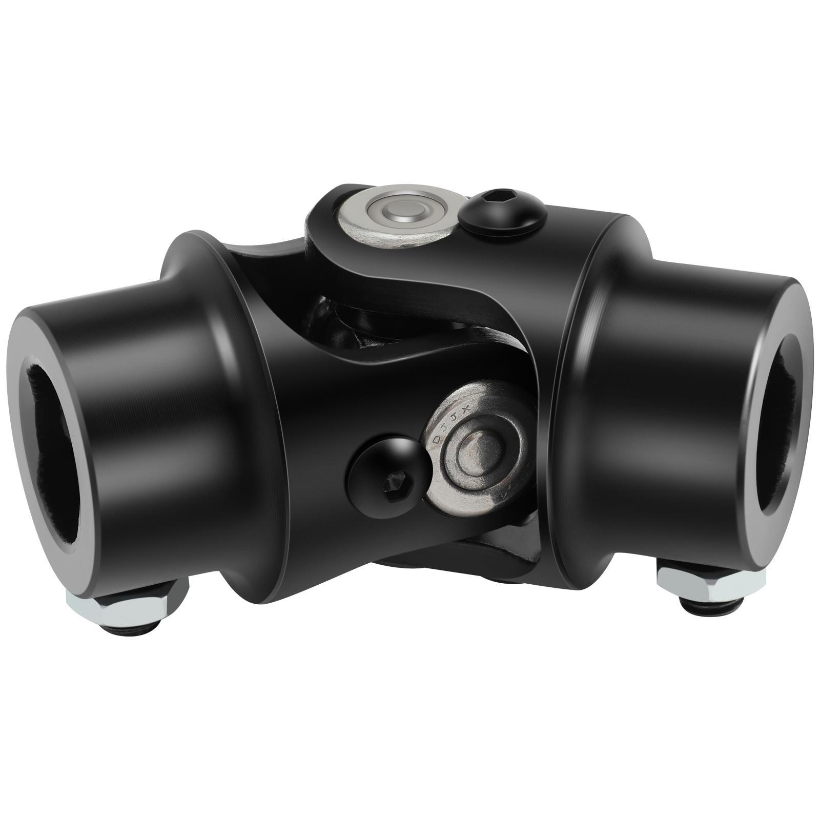 Universal Steering Ford Triangle X 3/4" DD Black Steel Single U-Joint ...