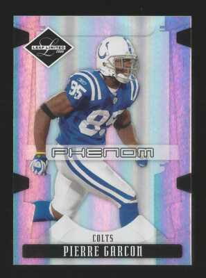 2008 Leaf Limited Phenom Pierre Garcon Colts #281 Rookie RC Silver Sp ...