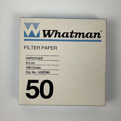 62pcs/box 1450-090 No. 50 hardened ashless quantitative filter paper 2 ...