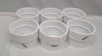 6X Tigre 4" Female Adapter Hub x Female Iron Pipe PVC Sewer Fittings ...
