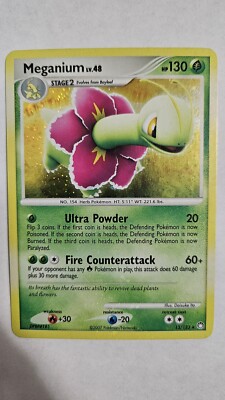 Pokémon TCG Meganium Mysterious Treasures 13/123 Holo Holo Rare | eBay