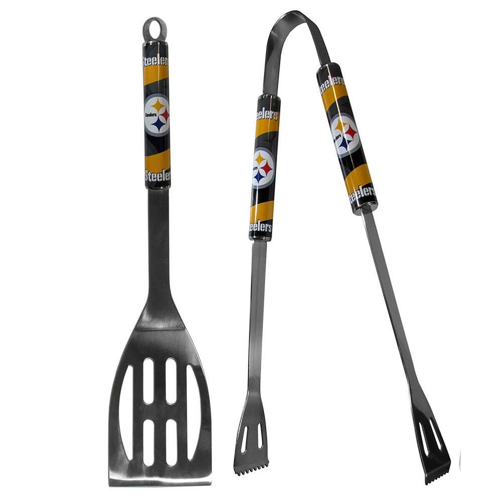 NFL Pittsburgh Steelers Steel BBQ Tool Set (2 Piece) | eBay