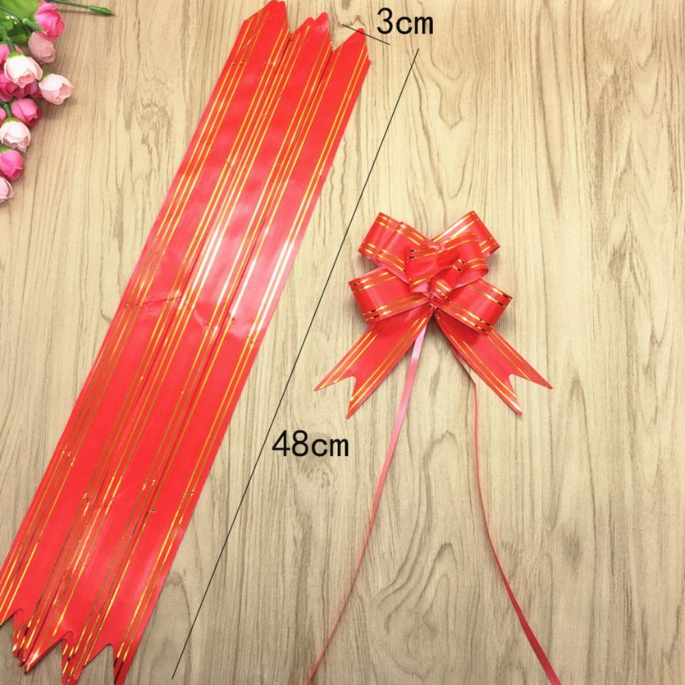 10 Pcs Sequin Ribbon Pull Bow Gift Wrapping Ribbon Strings Ribbons ...