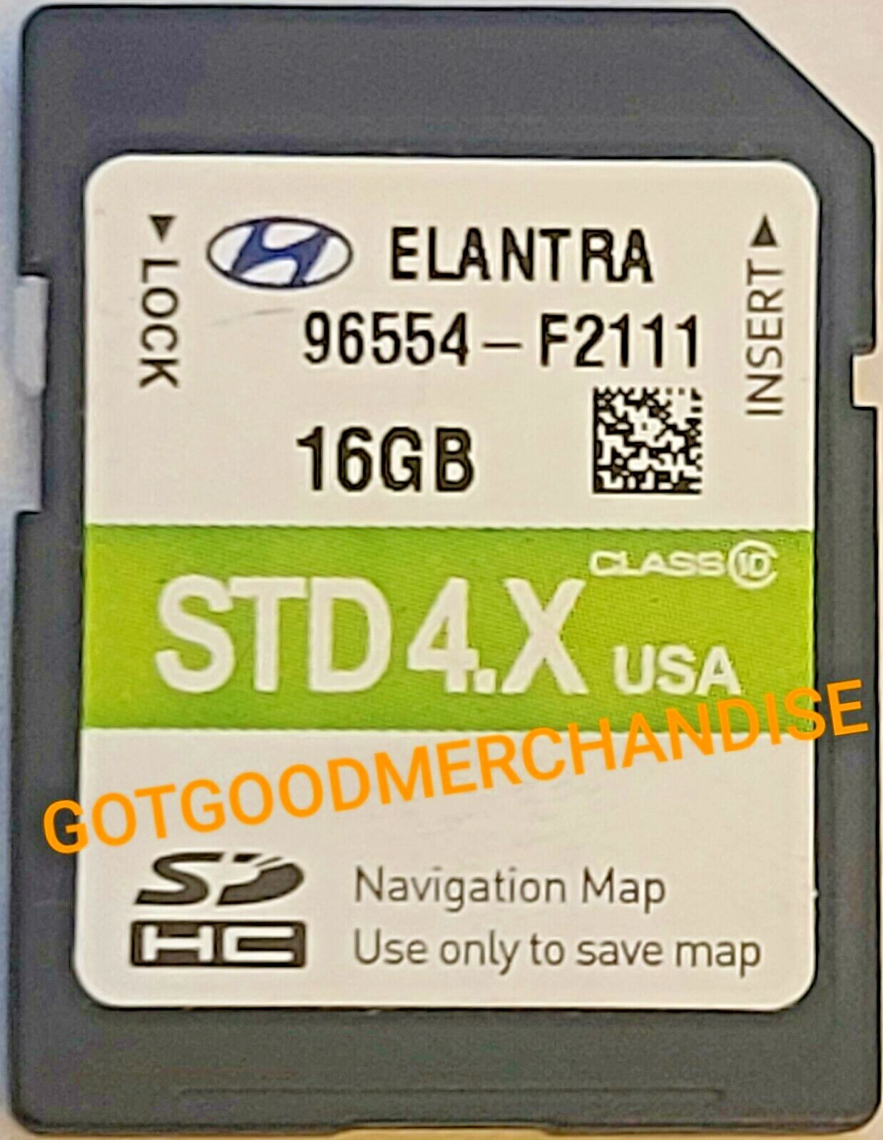 2016 2017 2018 HYUNDAI ELANTRA 96554-F2111 NAVIGATION SD MAP CARD GPS ...