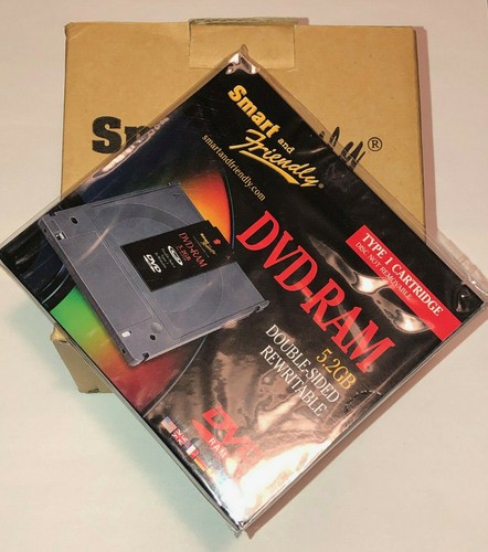 NEW -- 5.2GB DVD-RAM Disc Double-Sided Type-1 Rewritable | eBay