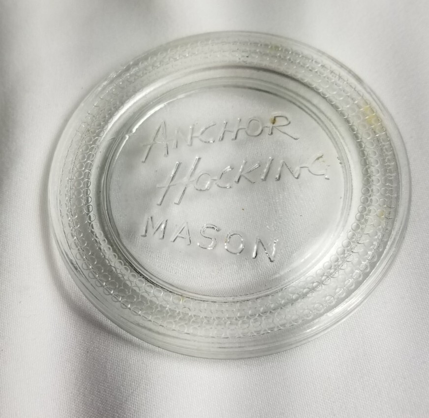 Anchor Hocking Glass Canning Lids, Vintage 2.5", Lot of 2 | eBay