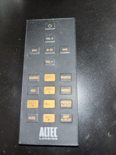 Altec Lansing Remote Control for inMotion iMT620 iPod Speaker Dock OEM ...
