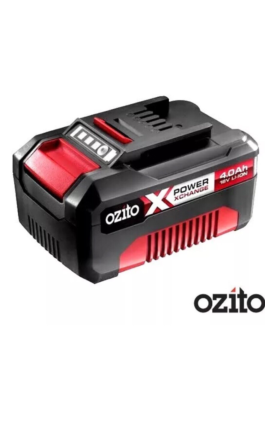 Ozito 18v PXC 4.0ah battery AND compact FAST charger BRAND NEW ...