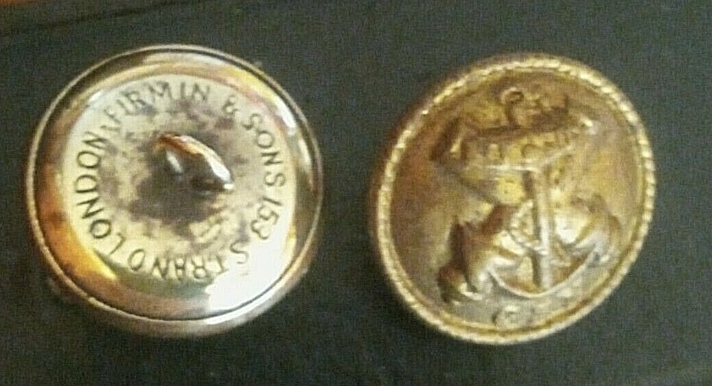 1875 CSN restrike button CS 73B in Alberts book. Firmin & Sons 153 ...