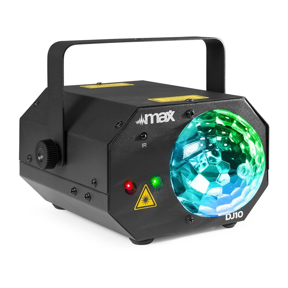 MAX DJ10 Jelly Moon Light - Red/Green Laser Disco Party Stage Effect ...