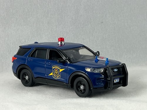 MICHIGAN STATE POLICE CUSTOM 2022 FORD SUV - 1/43 SCALE - MOTORMAX | eBay