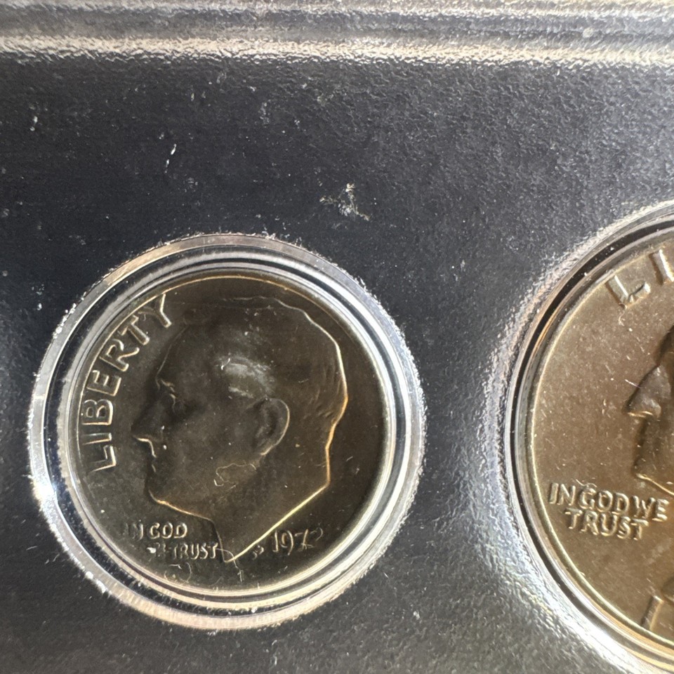 1972 Year Set 5 Coins in Circulated or Better Condition Collectible ...
