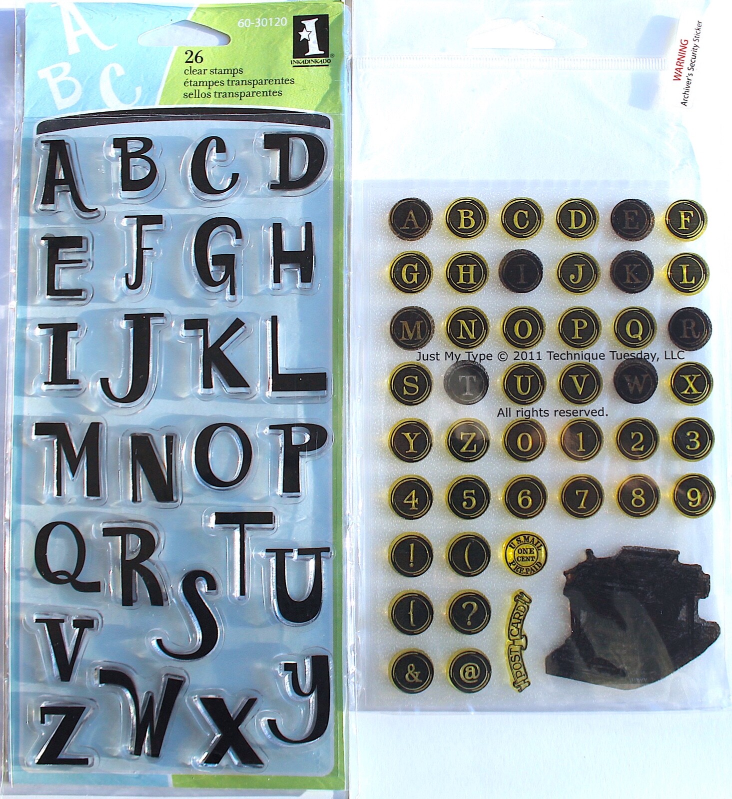 Lot Clear & Cling Stamps & Embossing plate MSE Technique Tuesday ...