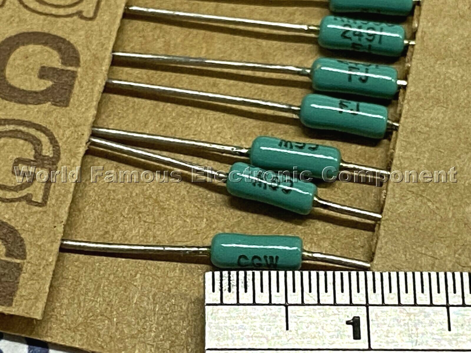 10pcs - CORNING CGW RN55C 2.49K (2K49 2491F) 1% Resistor - NOS | eBay