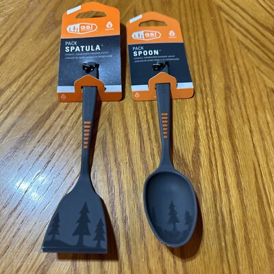 GSI Outdoors Pack Spoon & Pack Spatula Set Camping Hiking Backpacking ...