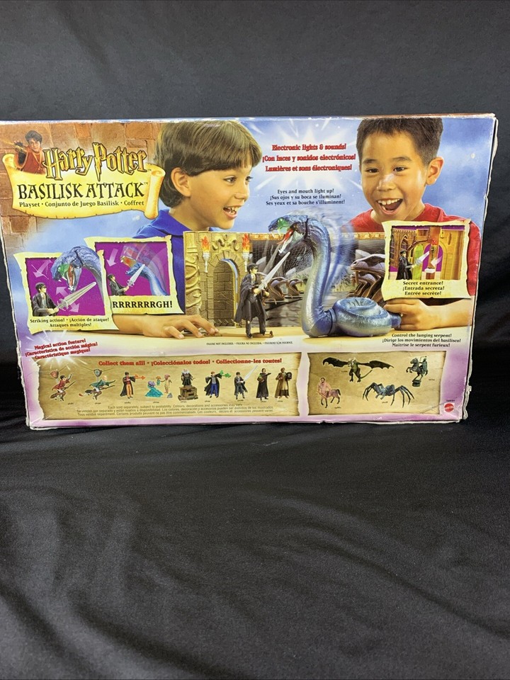Harry Potter Basilisk Attack Playset Mattel 2002 New Unopened Box ...
