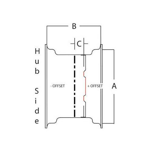 70000-00028 NEW WHEEL/ RIM for SEVERAL KUBOTA B SERIES & L SERIES ...