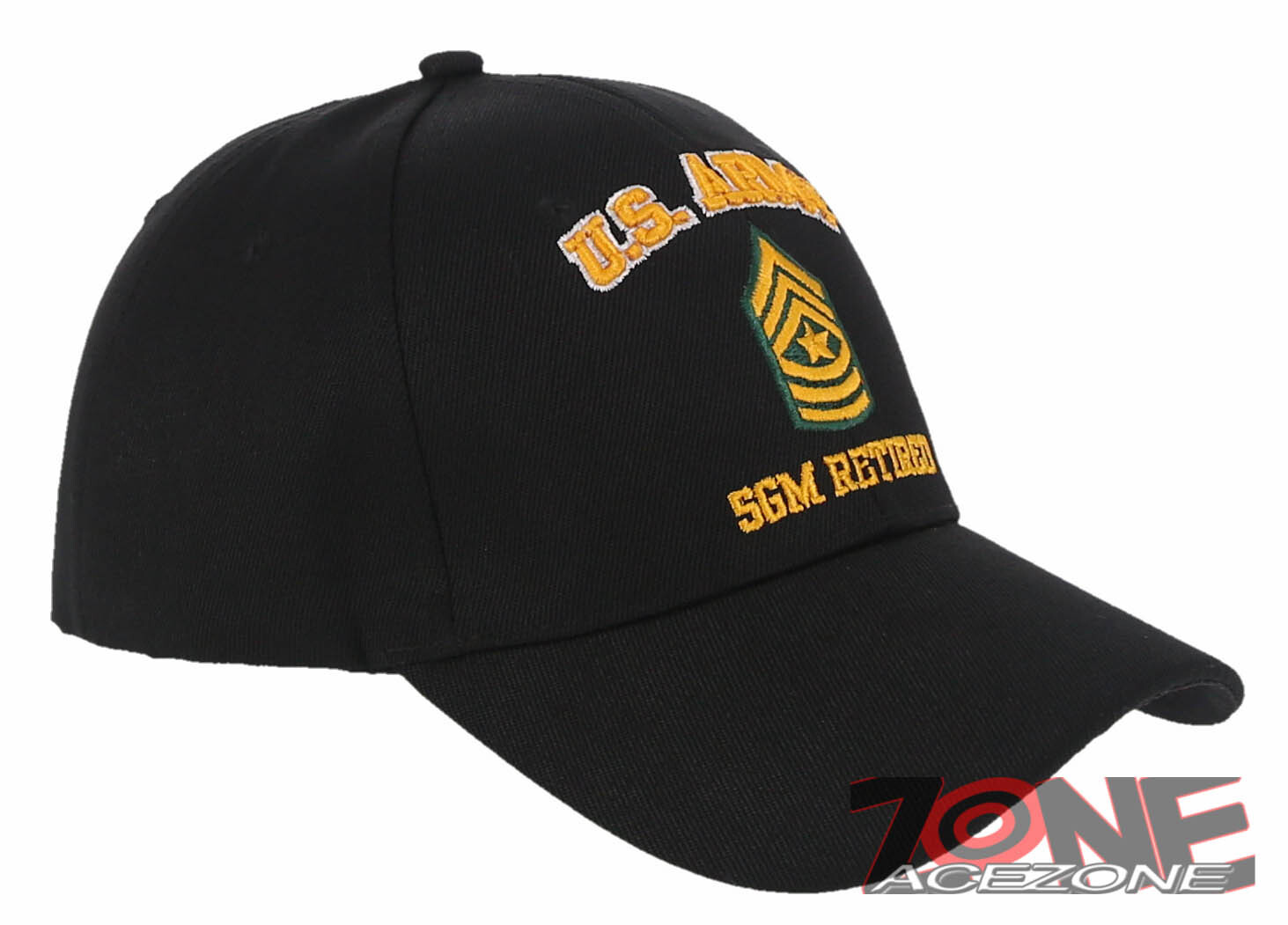 NEW! US ARMY SGM RETIRED BASEBALL CAP HAT BLACK | eBay