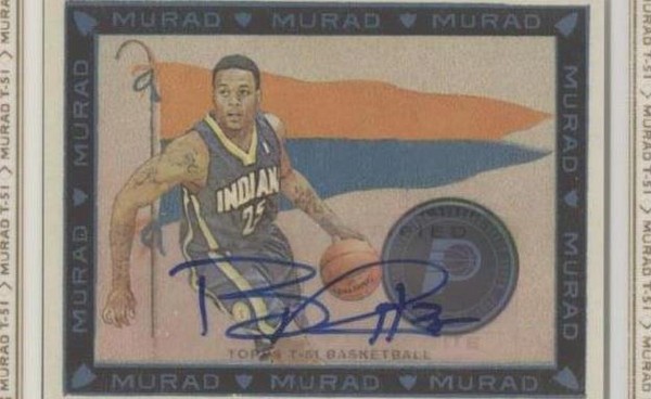 2008-09 Topps T-51 Murad - Autographs #T51A-BRA Brandon Rush (AU, RC ...
