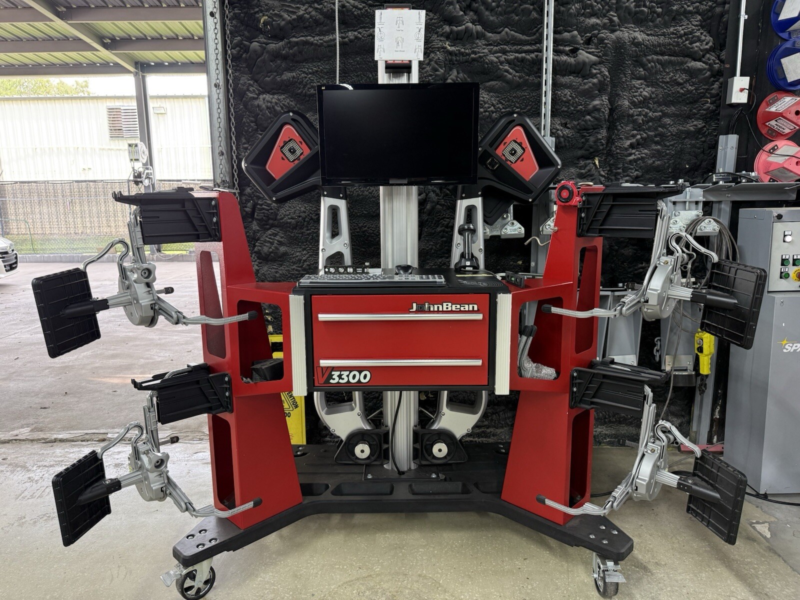 John Bean Snap-On V3300 Worry Free Diagnostic Wheel Alignment System | eBay