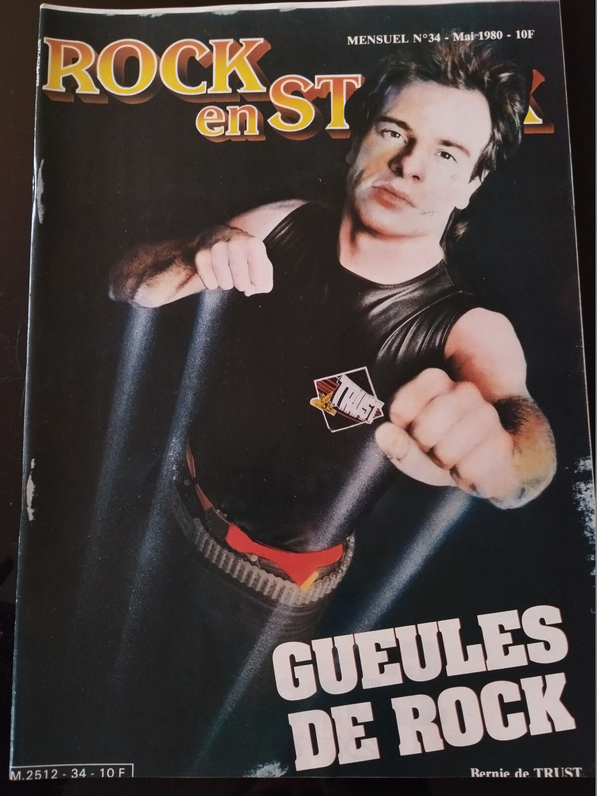 Rock en Stock n°34 du 5/1980; Bernie de Trust/ Klaus Kinski/ Couple ...