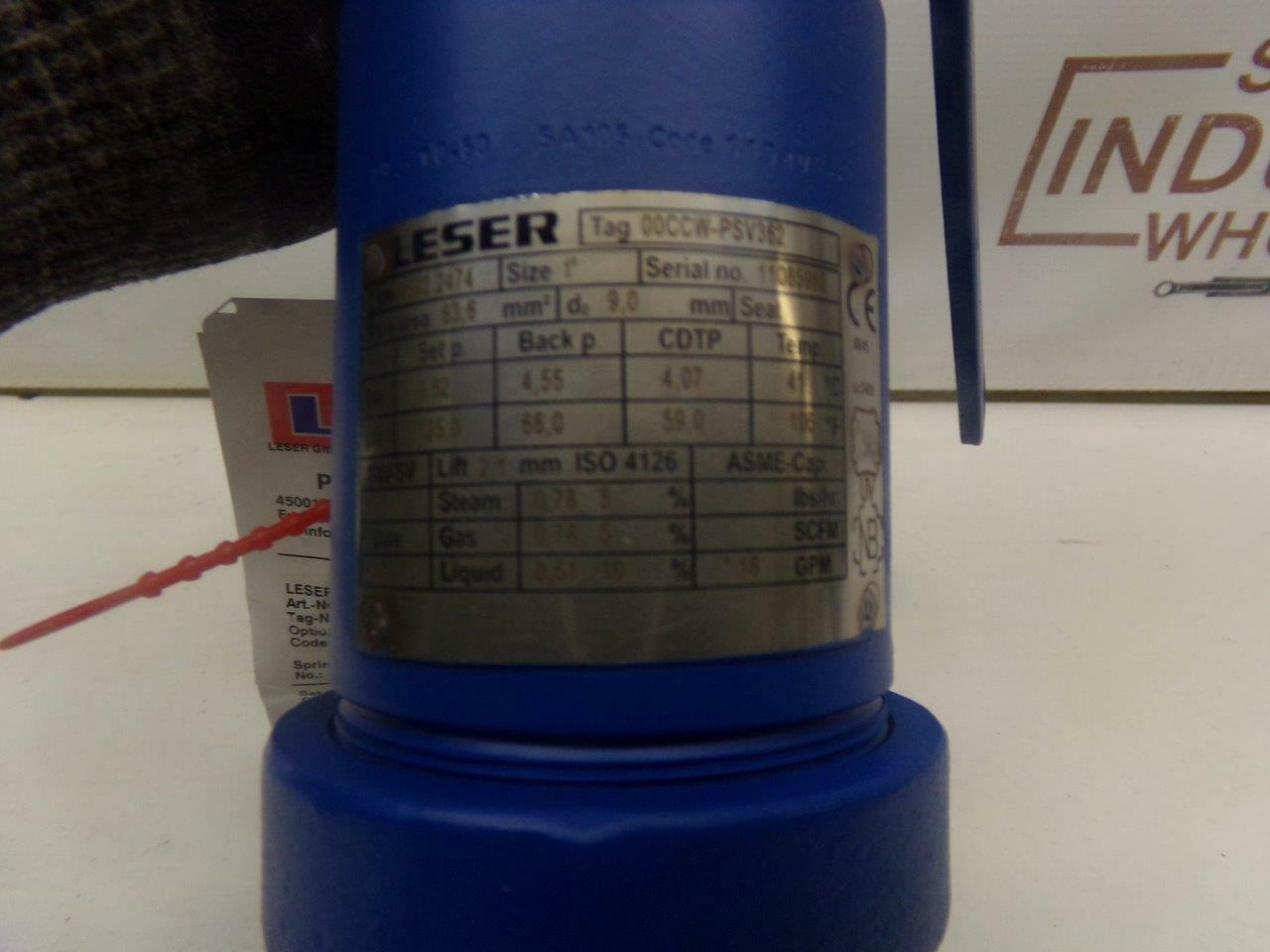 Leser 00FG-PSV-200 4592.2473 NPT 3/4" 300 PSI (U3) Pressure Relief ...